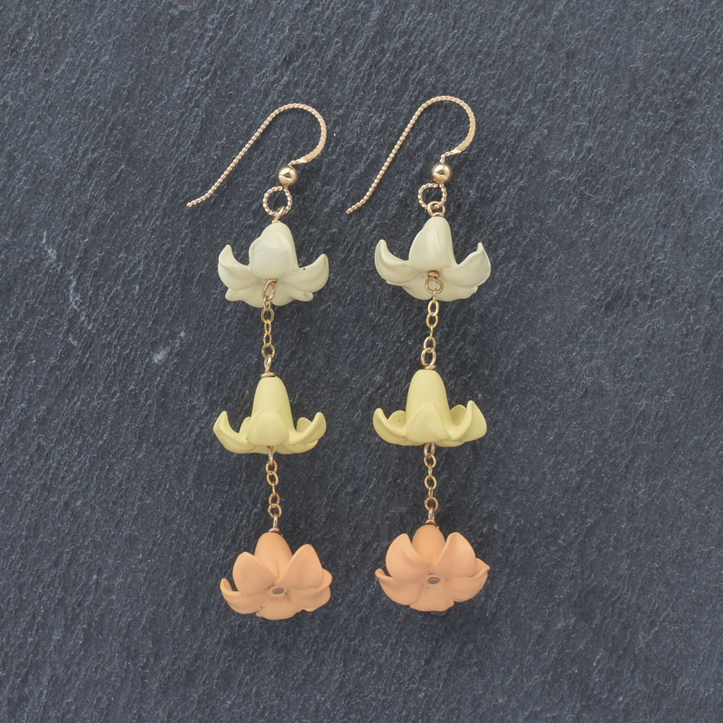 Chain Link Big Puakenikeni Earrings - Choose Color – Yay Hawaii